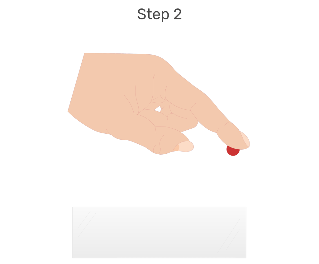 Hand Touch Cartoon Blood