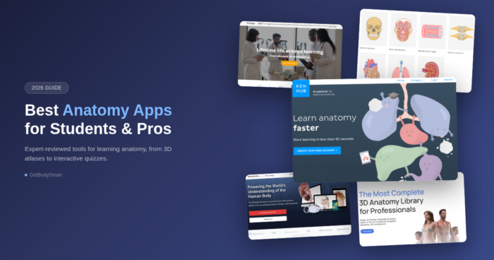 Best anatomy apps for students and healthcare professionals | GetBodySmart